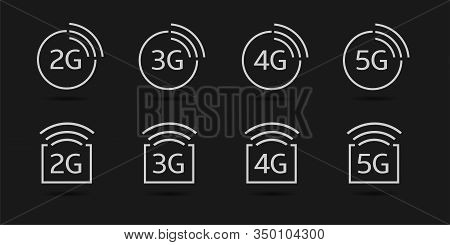 2g 3g 4g 5g Internet Vector & Photo (Free Trial) | Bigstock