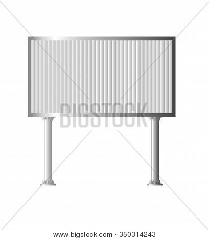 Blank Billboard Two Vector & Photo (Free Trial) | Bigstock