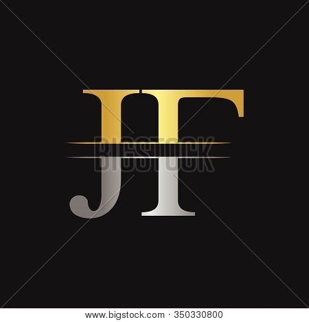 Jf Letter Type Logo Vector & Photo (Free Trial) | Bigstock
