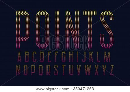 Points Alphabet. Vector & Photo (Free Trial) | Bigstock