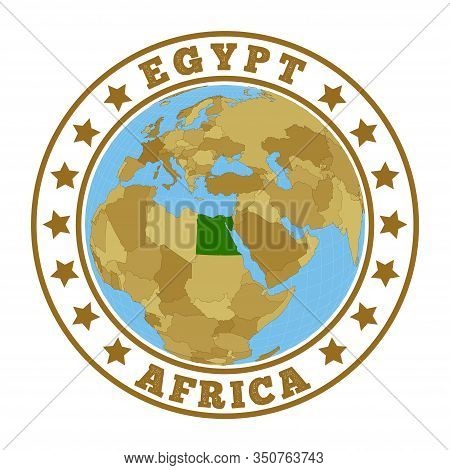 Egypt Logo. Round Vector & Photo (Free Trial) | Bigstock