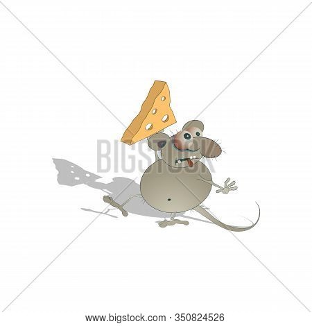 Cartoon Fat Mouse Vector & Photo (Free Trial) | Bigstock