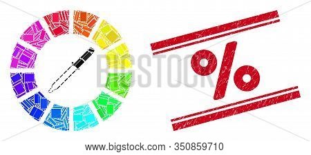 Mosaic Color Wheel Vector & Photo (Free Trial) | Bigstock