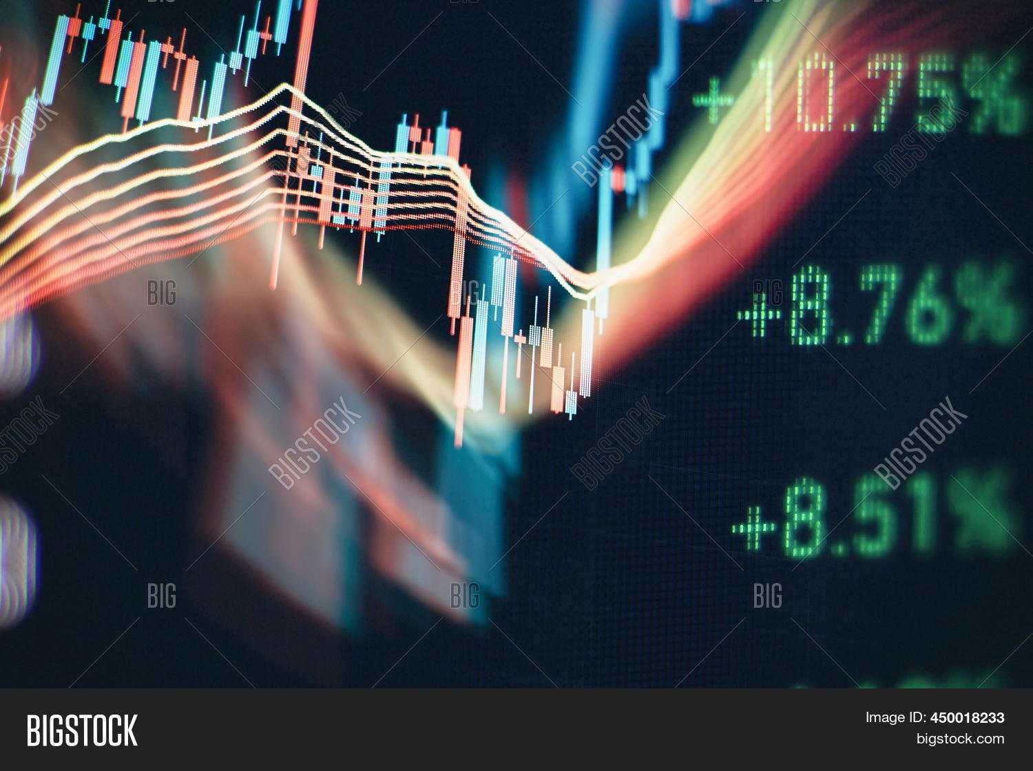 Imagen y foto Charts Financial (prueba gratis) | Bigstock