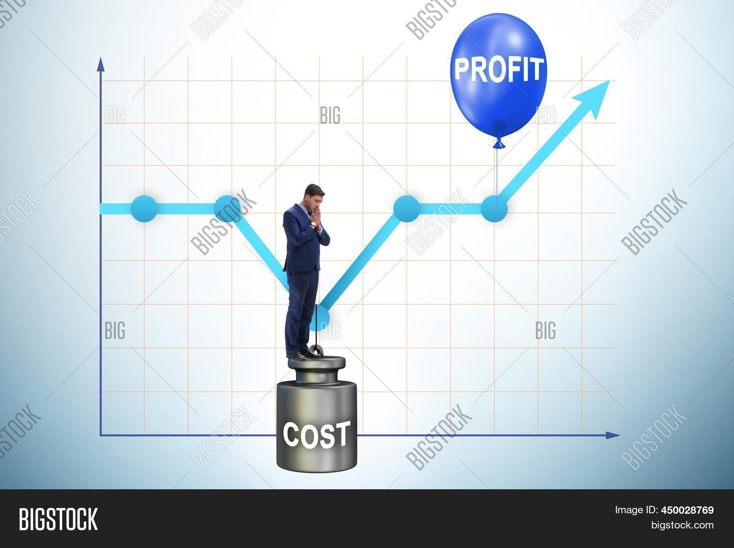 Chart Profit Cost Image & Photo (Free Trial) | Bigstock