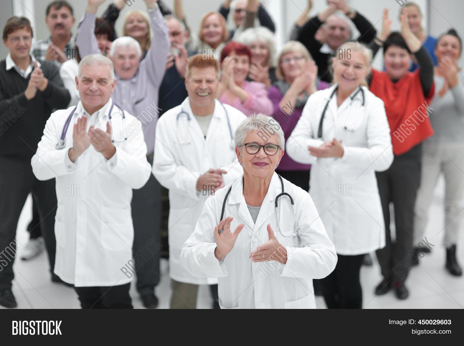 Group Doctors Patients Image & Photo (Free Trial) | Bigstock