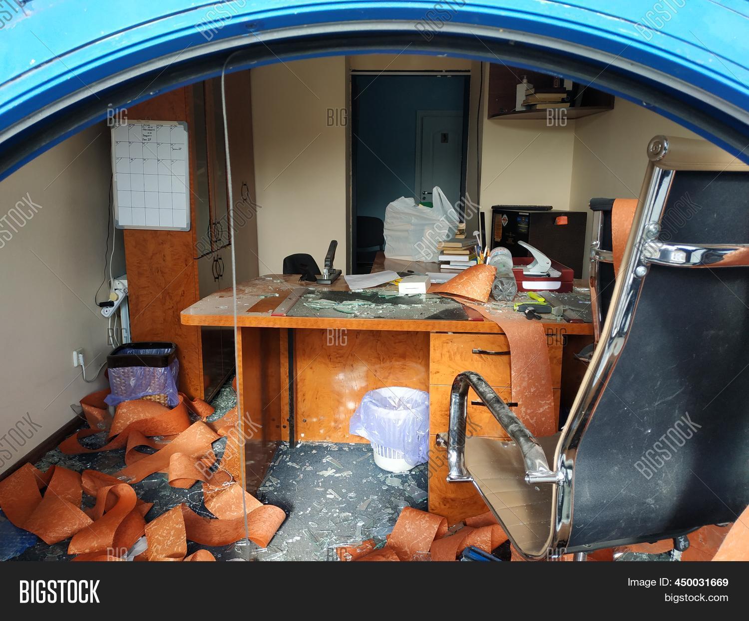 Destroyed Office After Image & Photo (Free Trial) | Bigstock