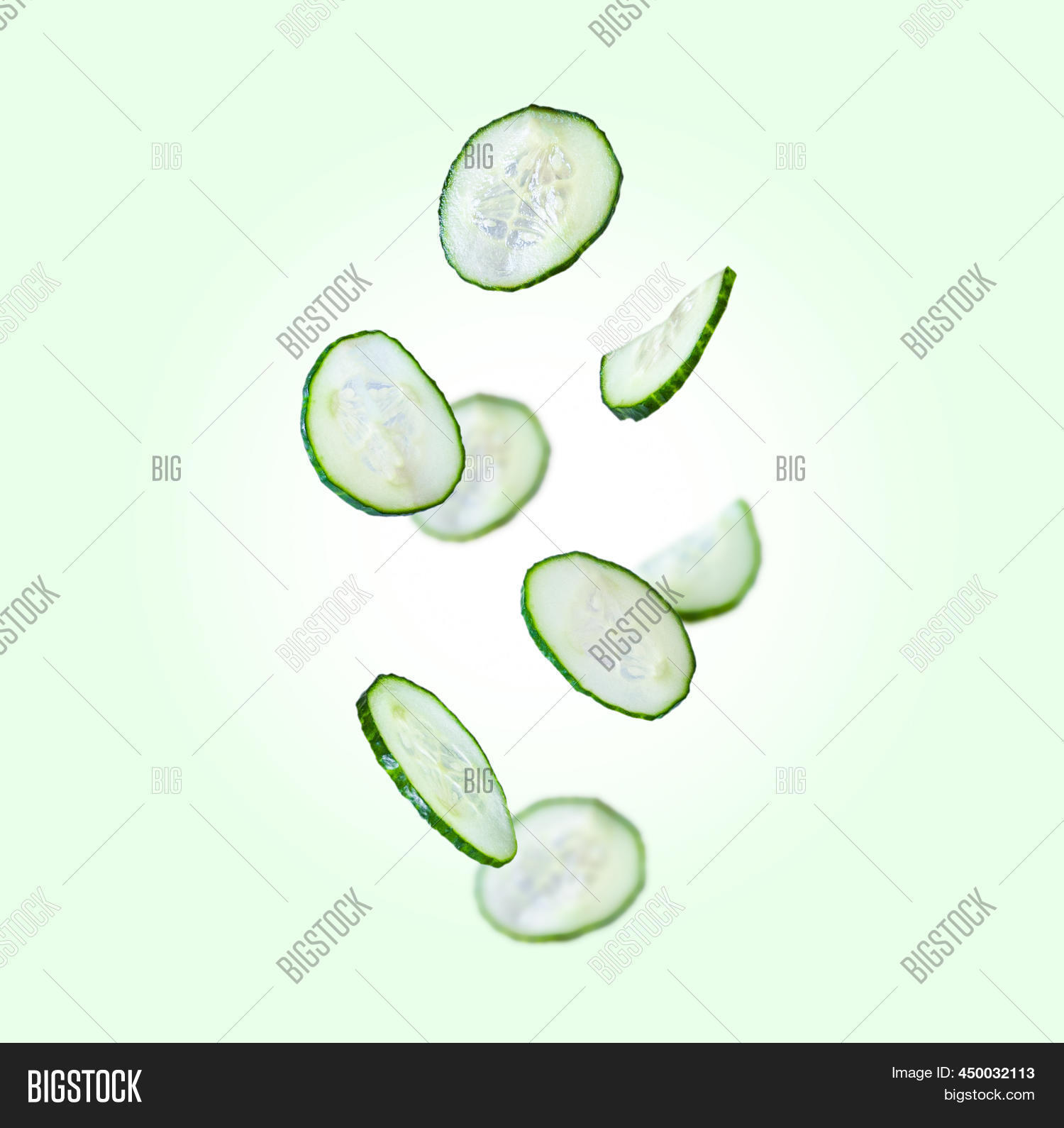 Cucumbers Flying Air. Image & Photo (Free Trial) | Bigstock