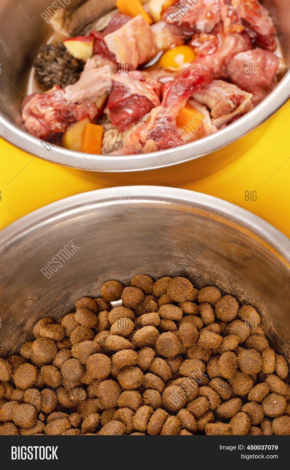 Two Bowls Dog Food, Image & Photo (Free Trial) | Bigstock