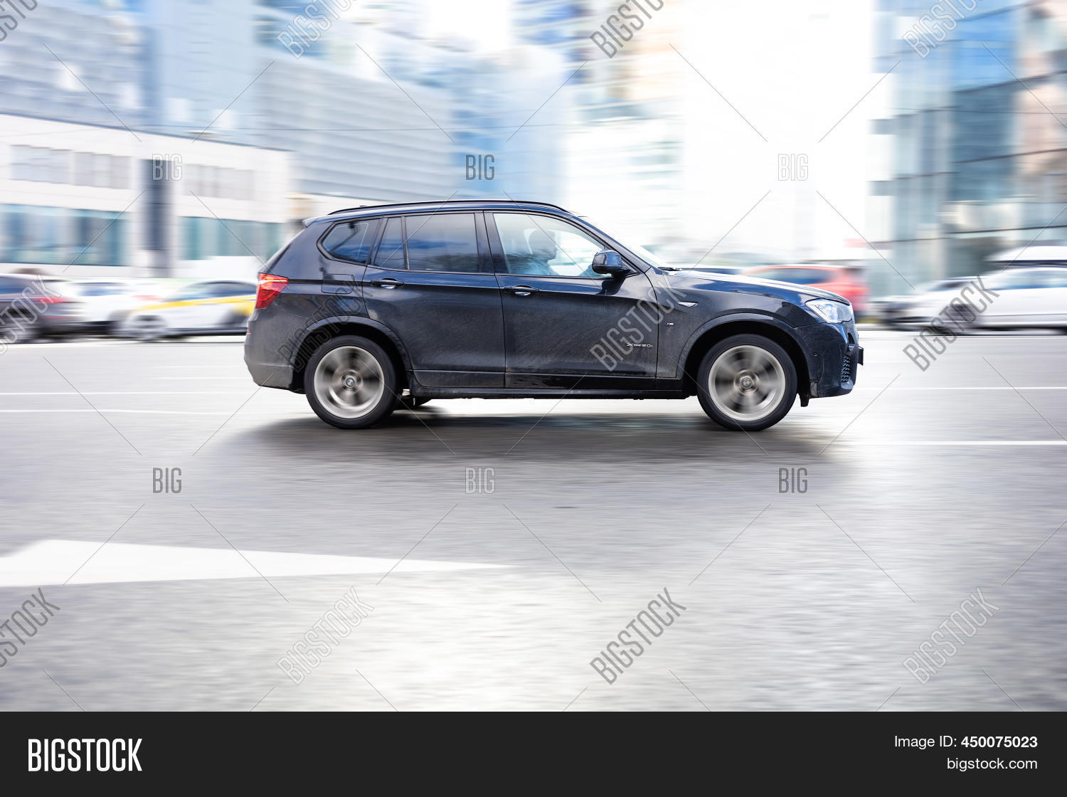 Fast Moving Bmw X3 F25 Image & Photo (Free Trial) | Bigstock