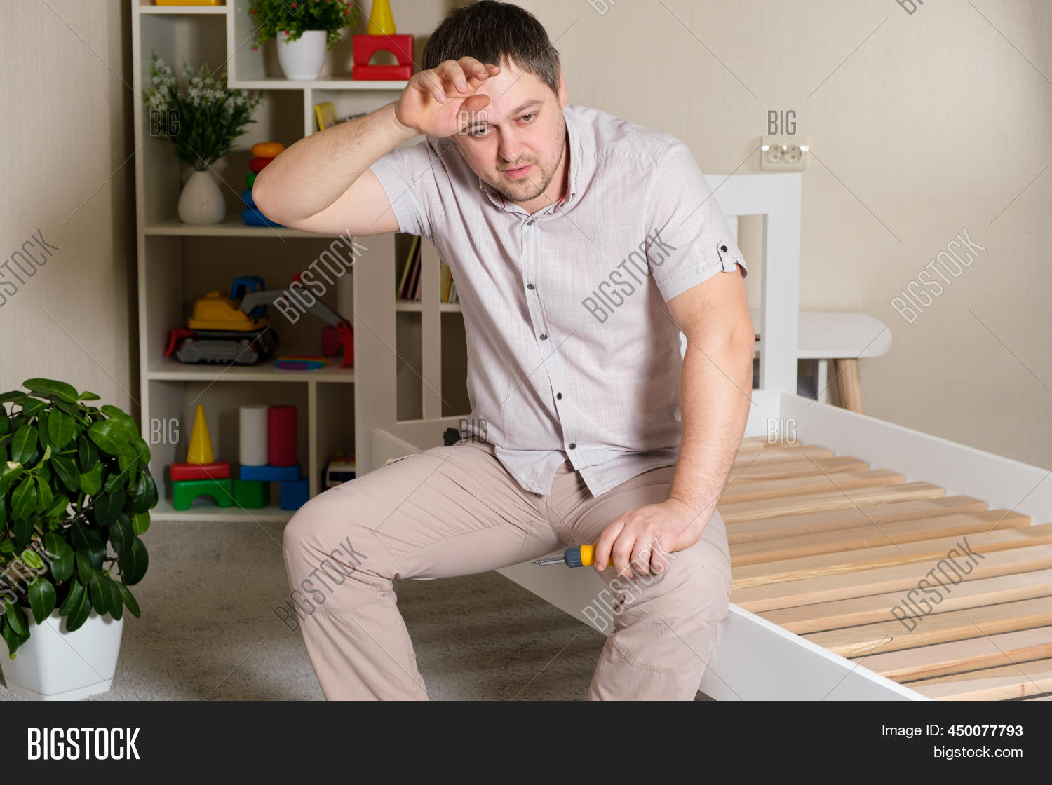 Puzzled, Tired Father Image & Photo (Free Trial) | Bigstock