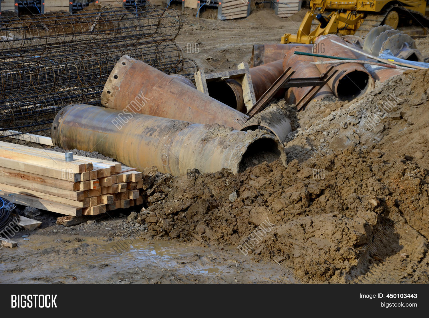 Drilling Rig Pipe Image & Photo (Free Trial) | Bigstock