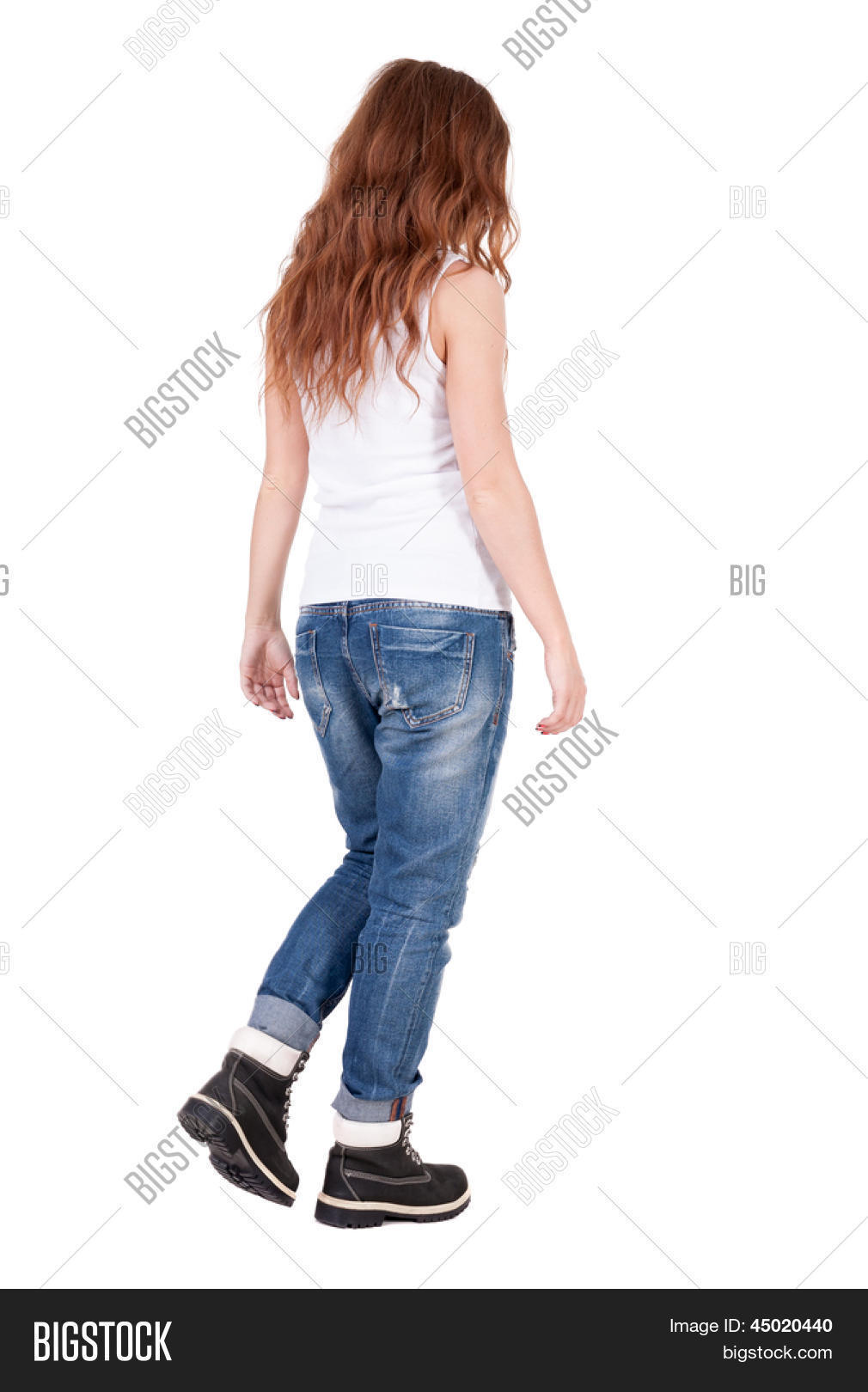 Back View Walking Image & Photo (Free Trial) | Bigstock