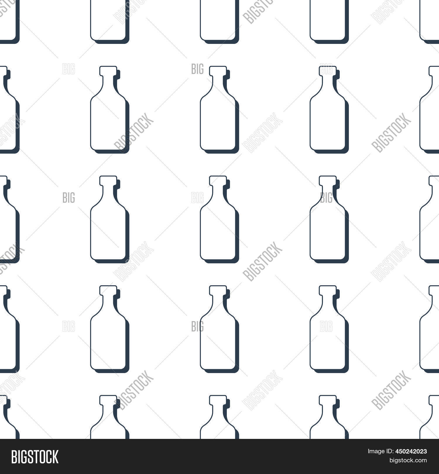 Rum Bottles Seamless Image & Photo (Free Trial) | Bigstock
