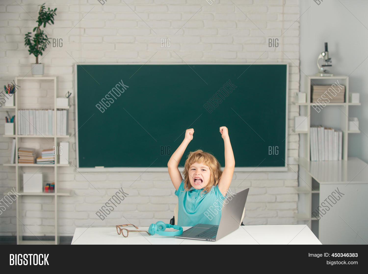 Sad Elementary Student