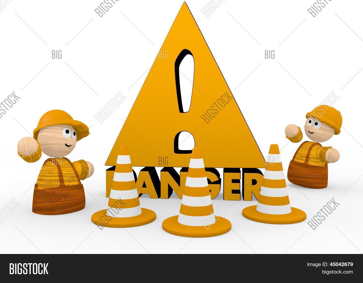 Danger Symbol Two Cute Image & Photo (Free Trial) | Bigstock