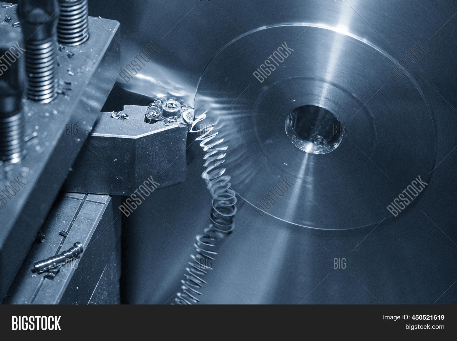 Closeup Scene Lathe Image & Photo (Free Trial) | Bigstock