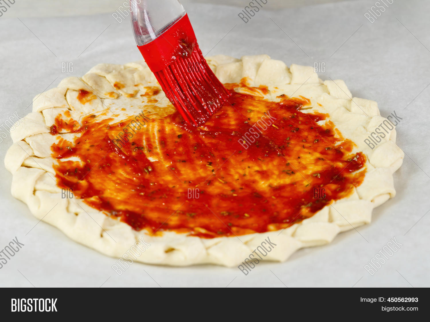 Pizza Making Process. Image & Photo (Free Trial) | Bigstock