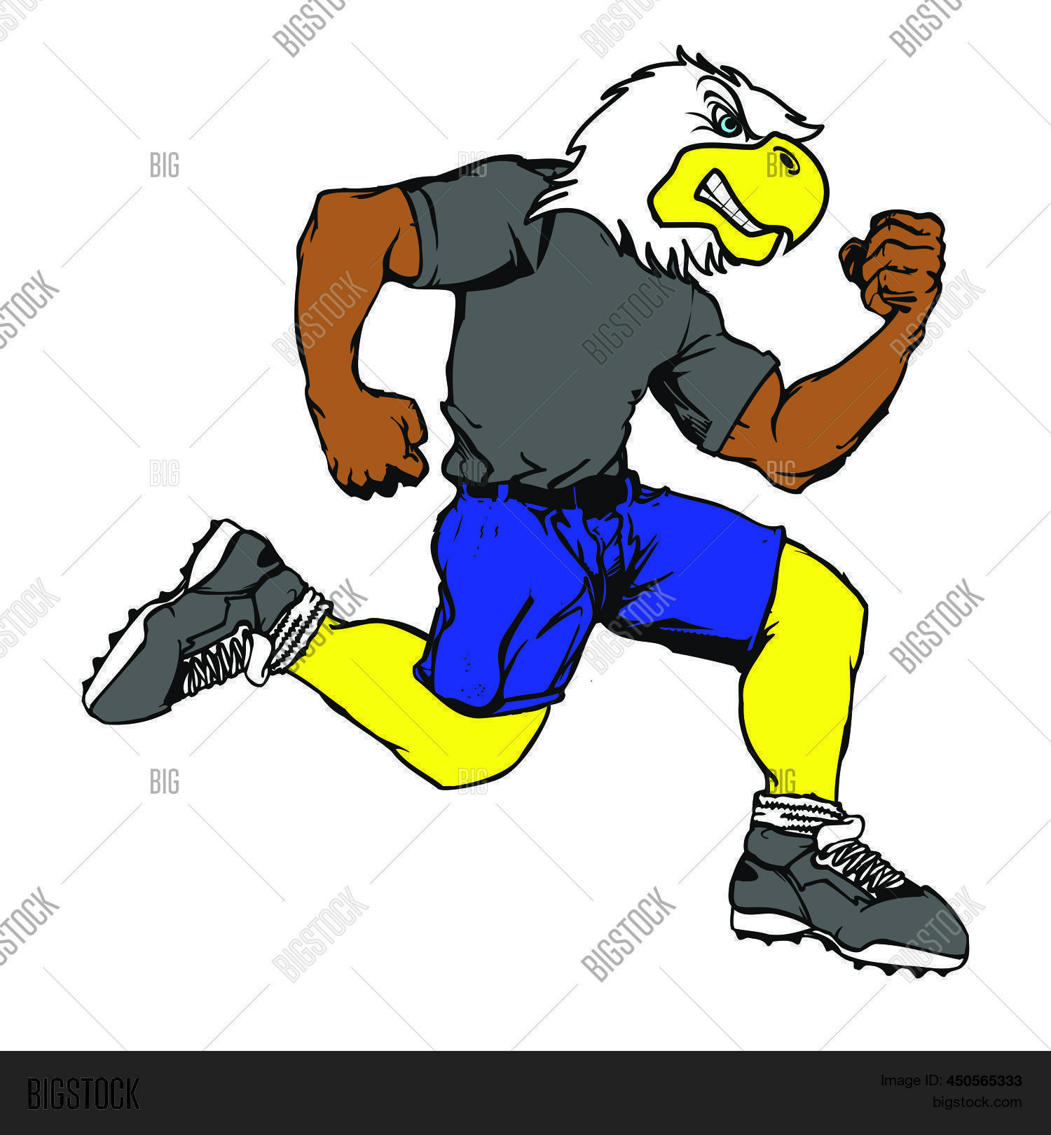 Young Runner Eagle Vector & Photo (Free Trial) | Bigstock