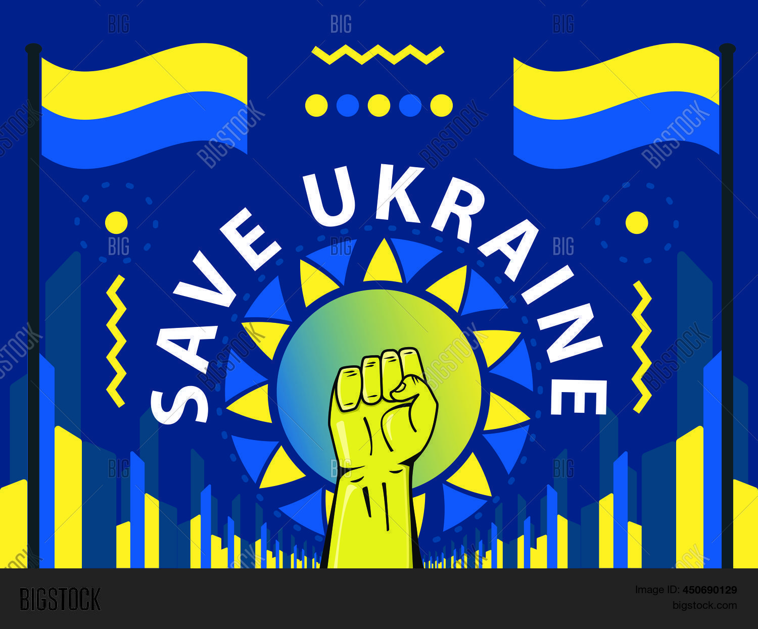 Banner Design Ukraine Vector & Photo (Free Trial) | Bigstock