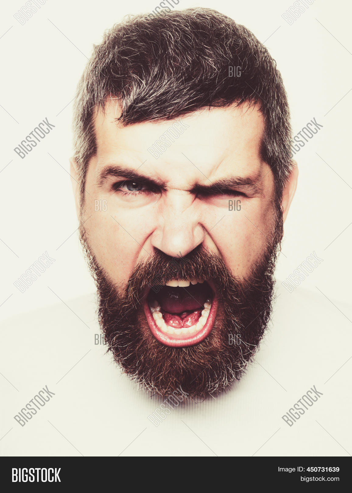Angry Barber Long Image & Photo (Free Trial) | Bigstock