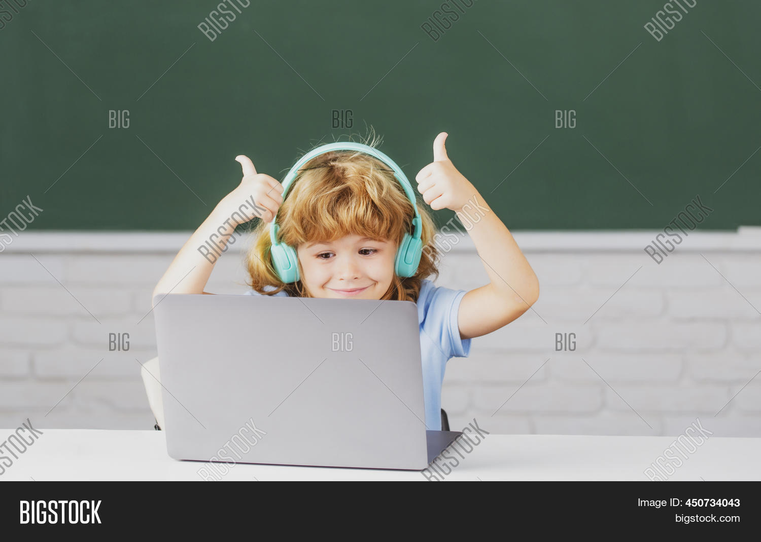 School Kids Thumbs Image & Photo (Free Trial) | Bigstock
