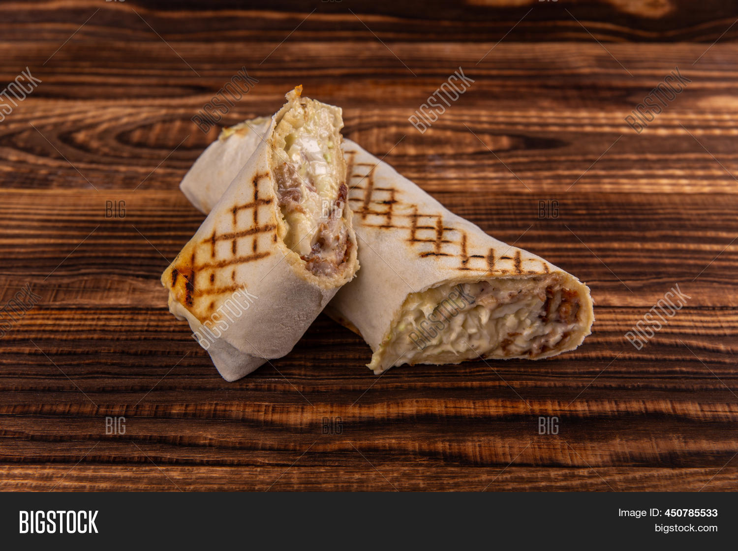 Shawarma Rolled Image & Photo (Free Trial) | Bigstock