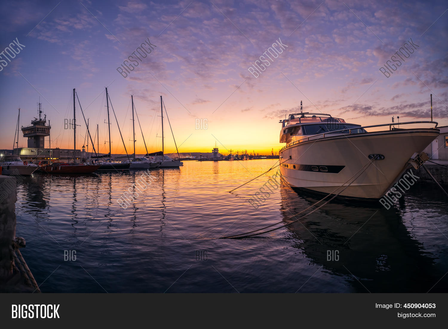 Yacht Port Beautiful Image & Photo (Free Trial) | Bigstock