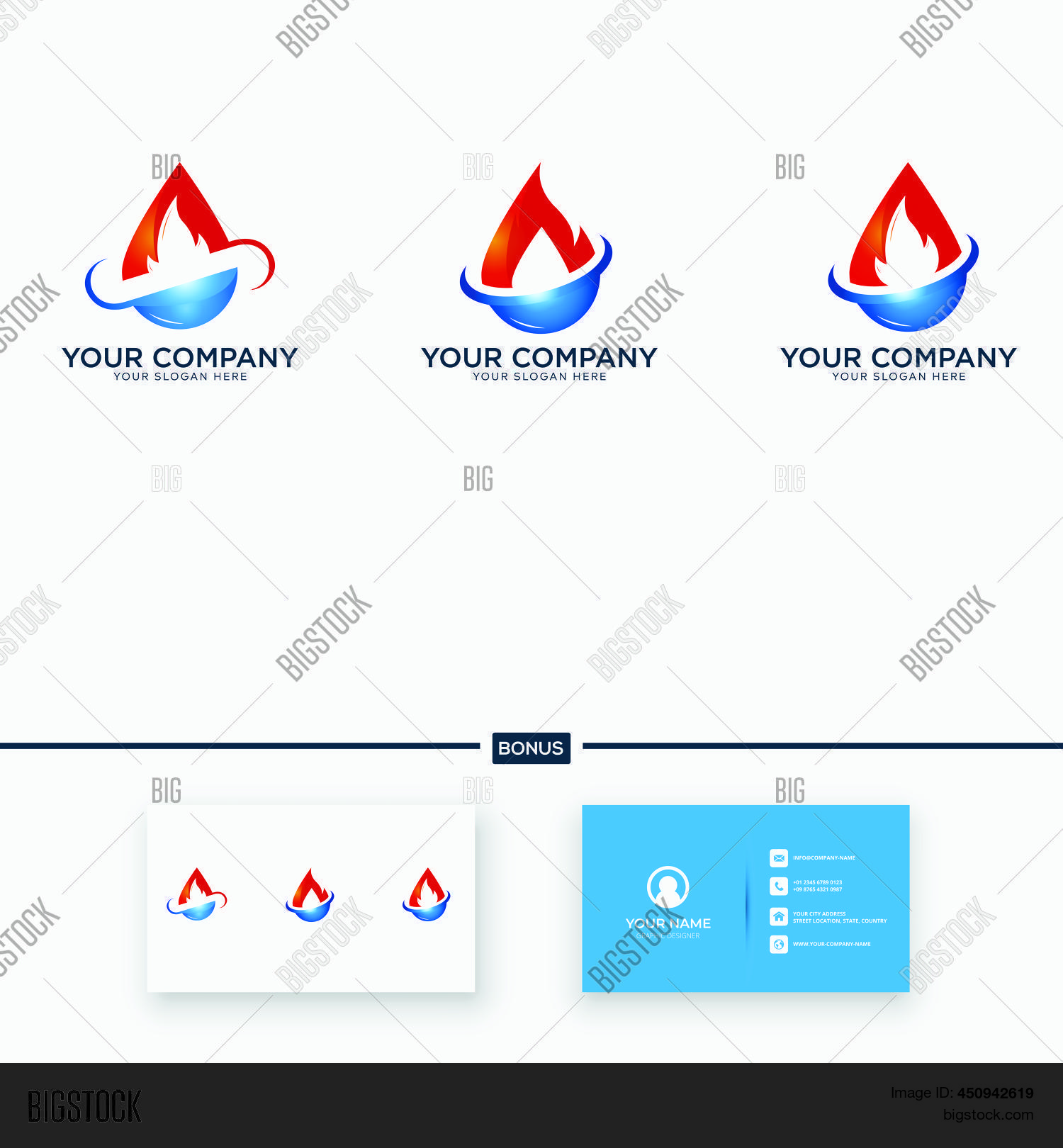 Fire Energy Logo Vector & Photo (Free Trial) | Bigstock