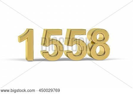 Golden 3d Number 1558 Image & Photo (Free Trial) | Bigstock