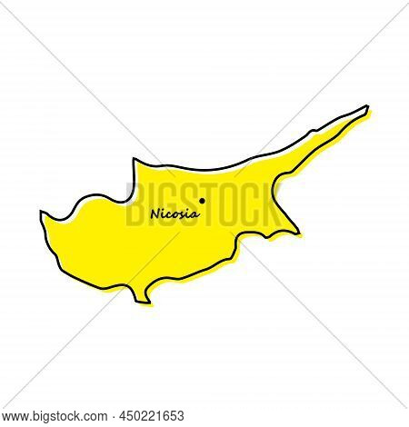 Simple Outline Map Vector & Photo (Free Trial) | Bigstock