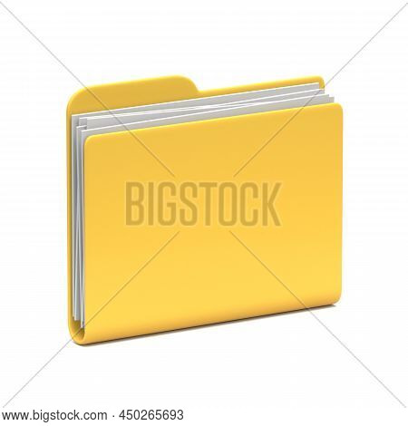 Yellow Folder Icon Image & Photo (Free Trial) | Bigstock