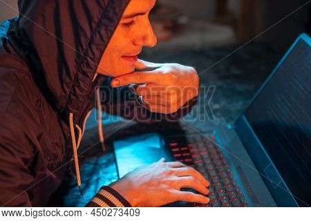 Hooded Hacker Typing Image & Photo (Free Trial) | Bigstock