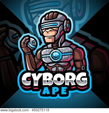 Cyborg Ape Esport Vector & Photo (Free Trial) | Bigstock