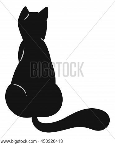Black Cat Silhouette Vector & Photo (Free Trial) | Bigstock