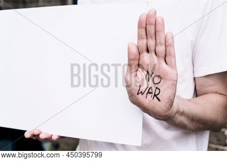 No War Message Written Image & Photo (Free Trial) | Bigstock