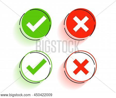 Round Check Mark Vector & Photo (Free Trial) | Bigstock