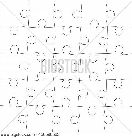 5x5 Jigsaw Puzzle Vector & Photo (Free Trial) | Bigstock