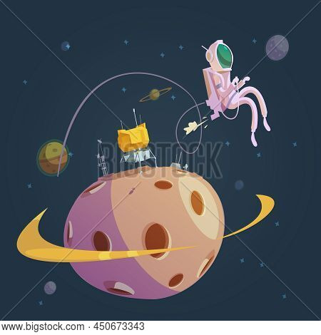 Outer Space Cartoon Vector & Photo (Free Trial) | Bigstock