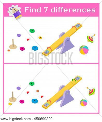 Find 7 Differences. Vector & Photo (Free Trial) | Bigstock