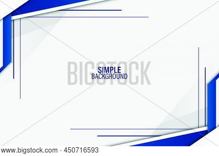 Blue White Simple Vector & Photo (Free Trial) | Bigstock