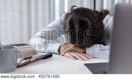 Nap At Work Women