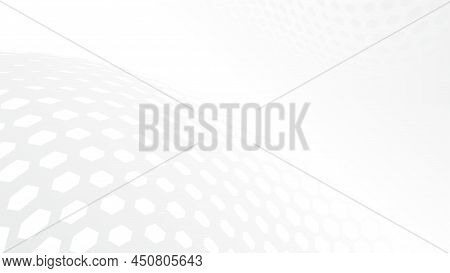White Hexagon Grid Vector & Photo (Free Trial) | Bigstock