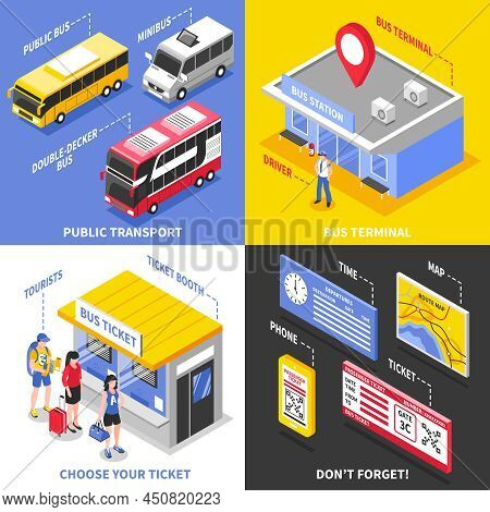 Bus Terminal Vector & Photo (Free Trial) | Bigstock