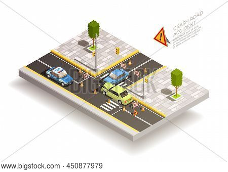 Crash Road Accident Vector & Photo (Free Trial) | Bigstock