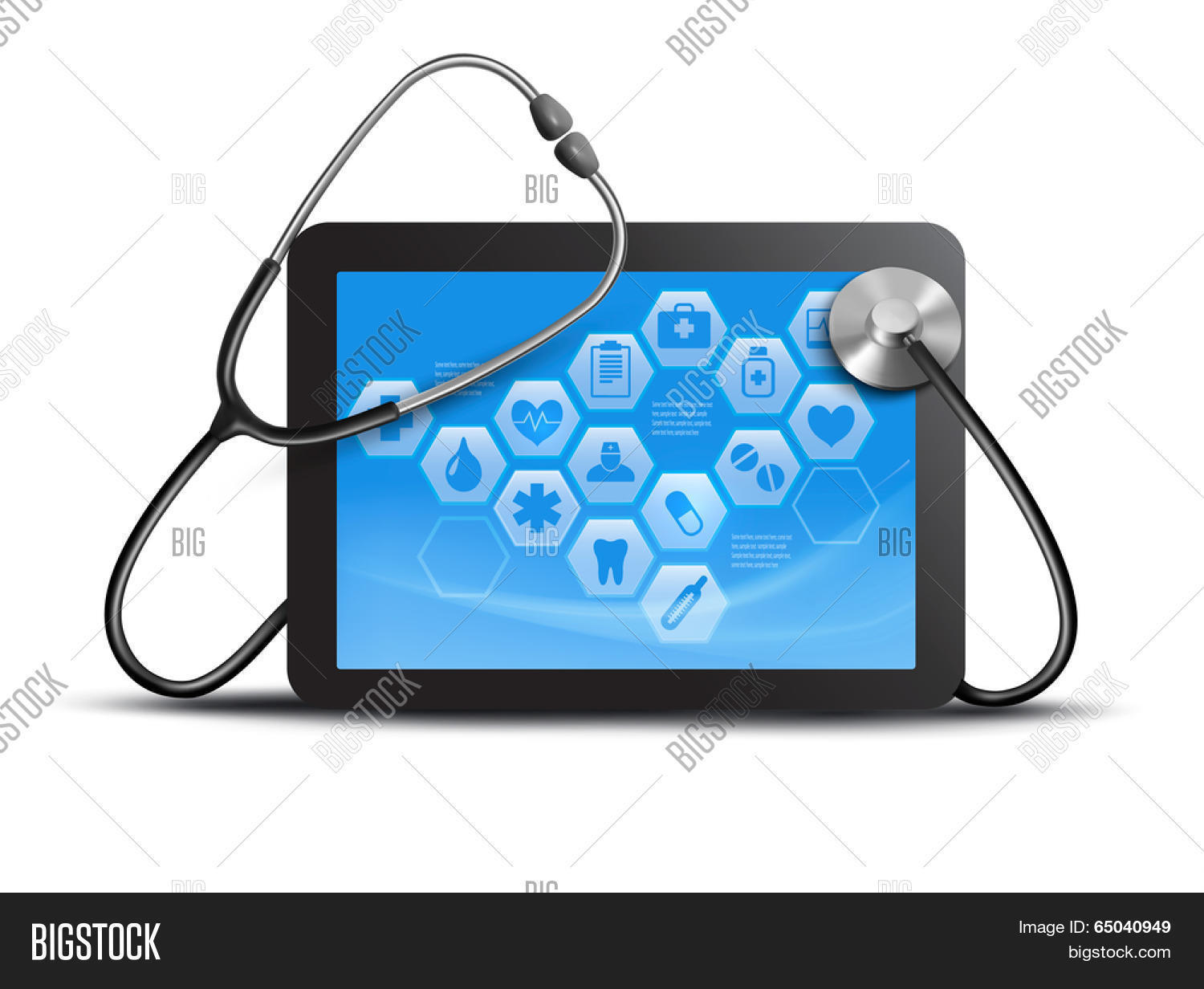 Tablet Screen Medical Vector & Photo (Free Trial) | Bigstock