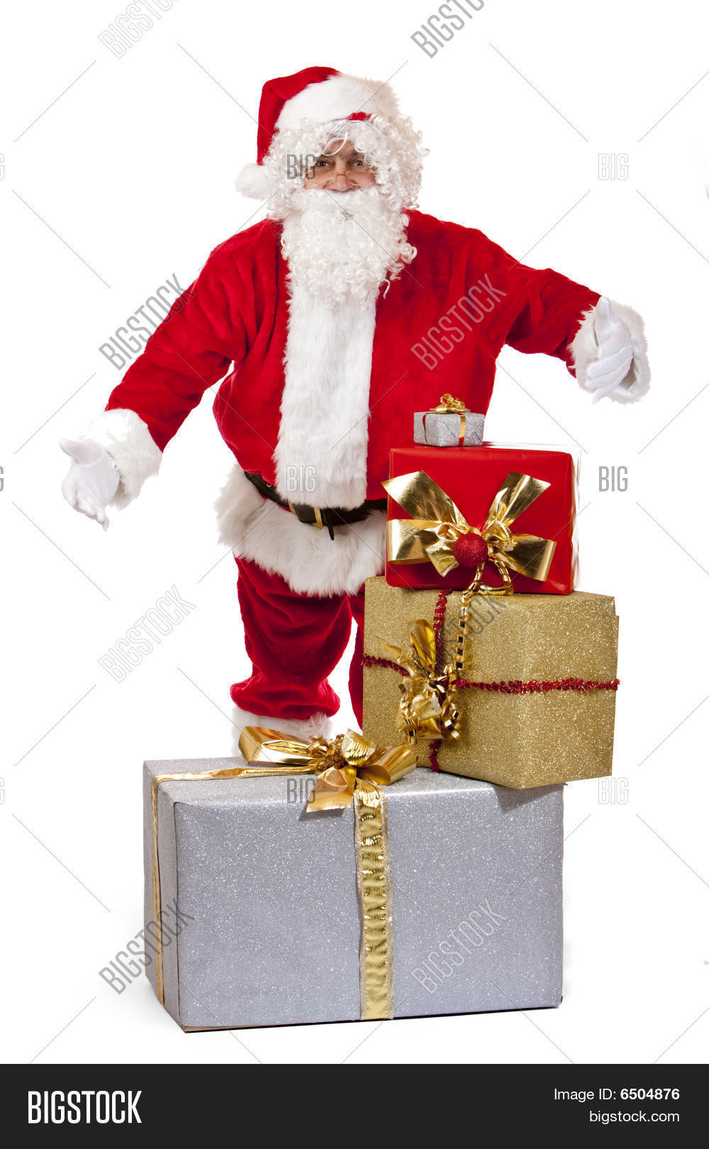 Santa Claus Standing Image & Photo (Free Trial) | Bigstock
