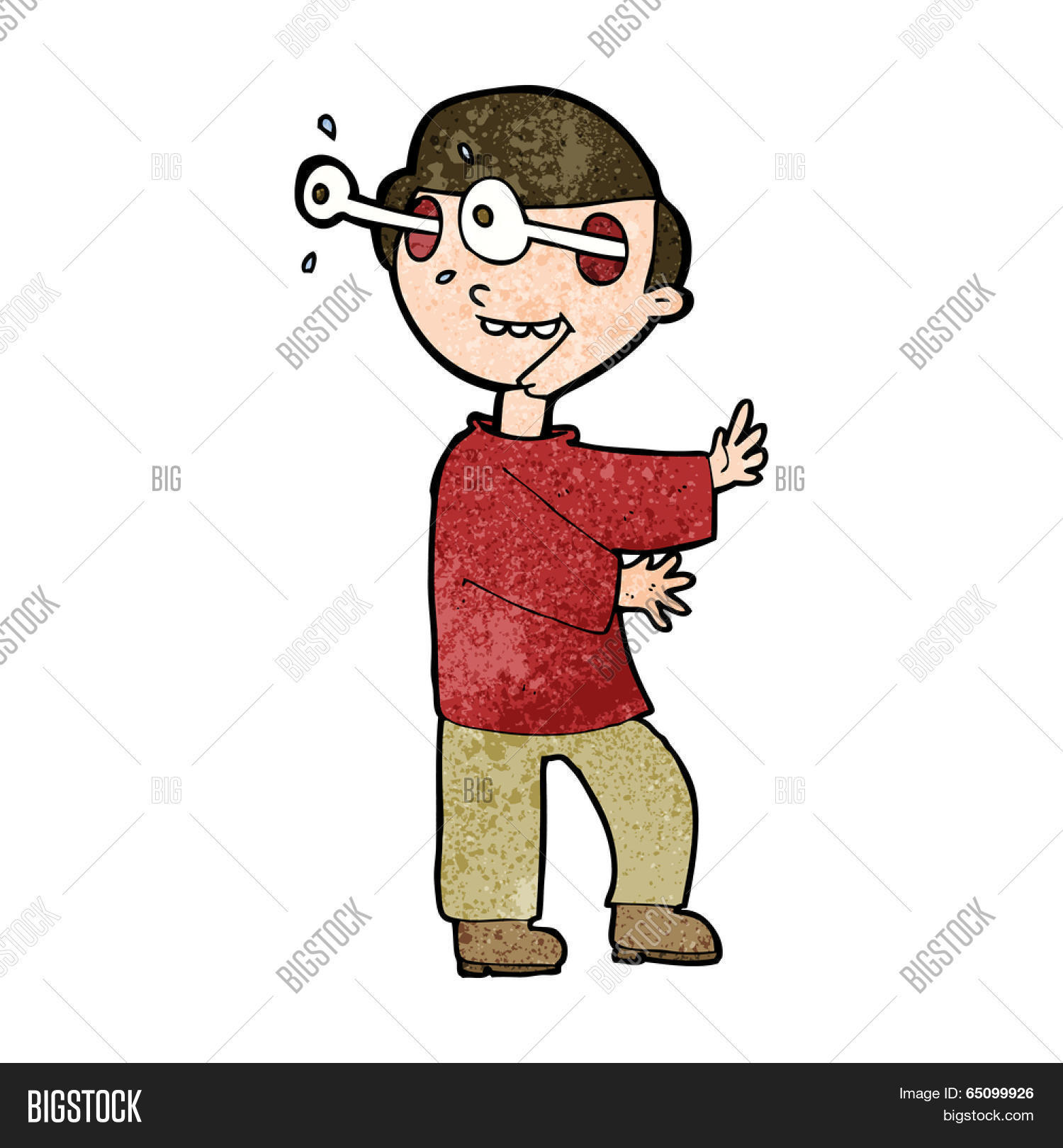 Cartoon Boy Popping Image & Photo (Free Trial) | Bigstock