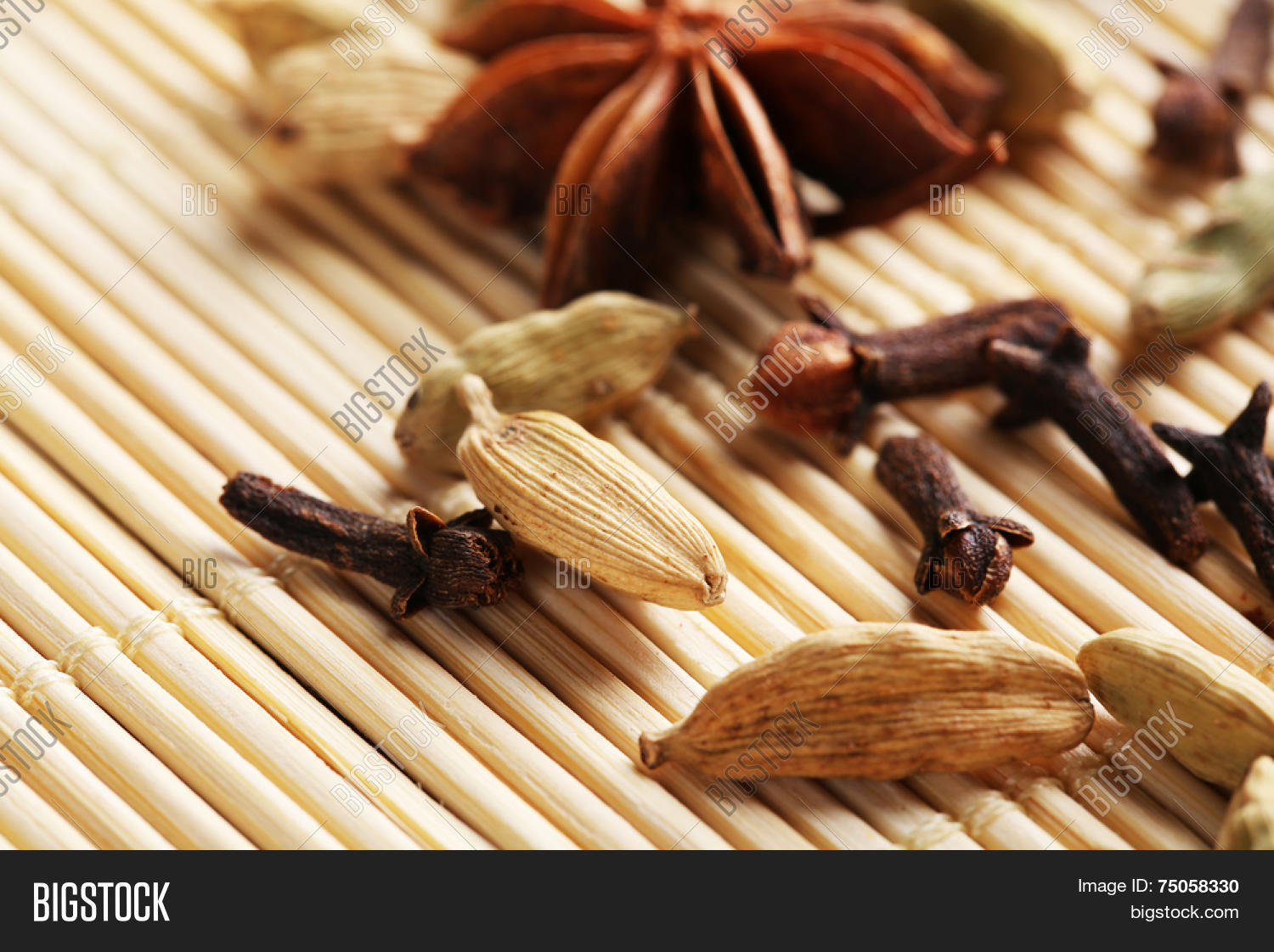 Stars Anise Cardamom Image & Photo (Free Trial) | Bigstock