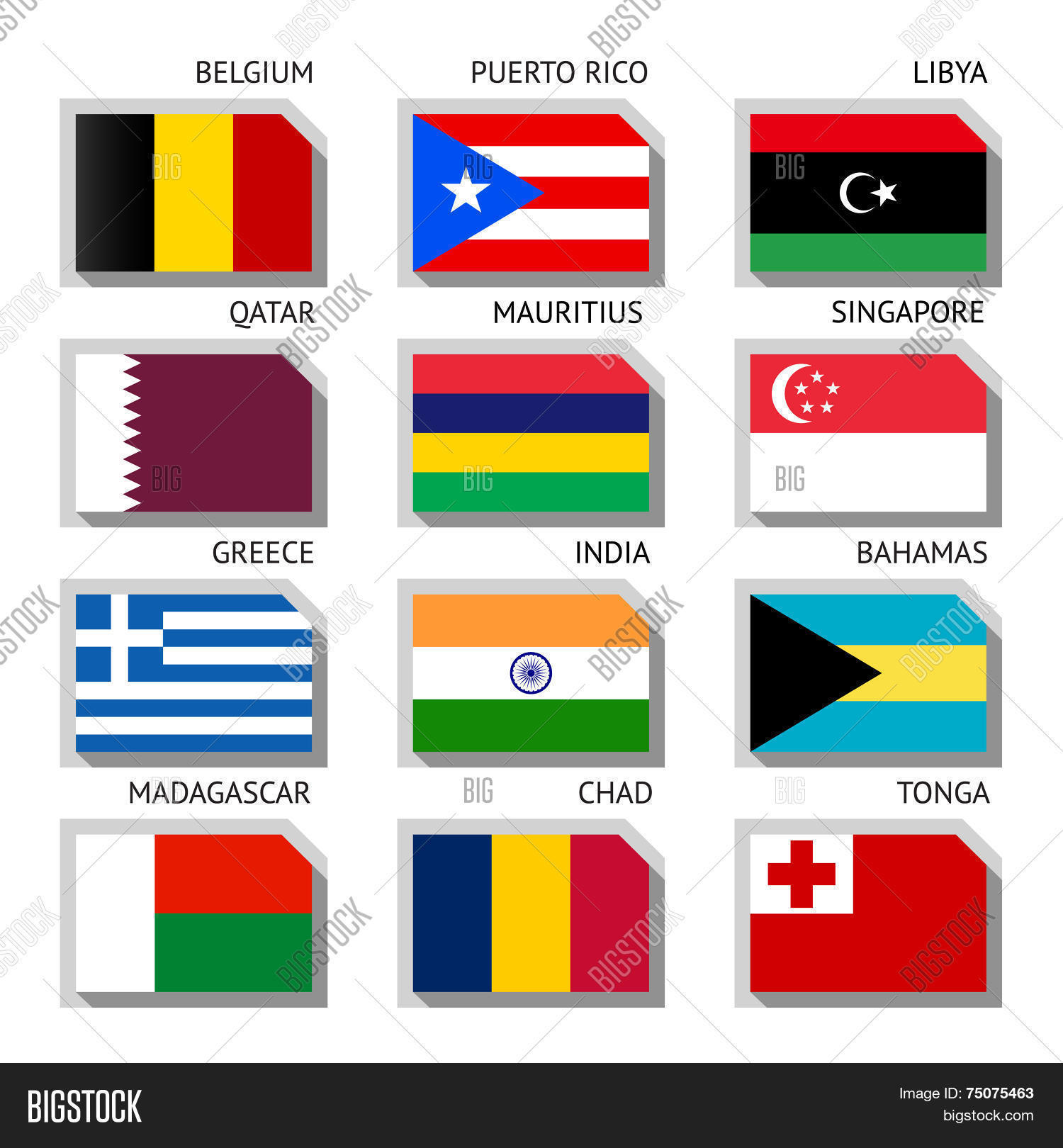 Flags World Vector & Photo (Free Trial) | Bigstock